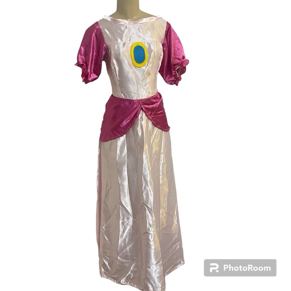 Dresses | Adult Super Mario Brothers Princess Peach Pink Dress ...